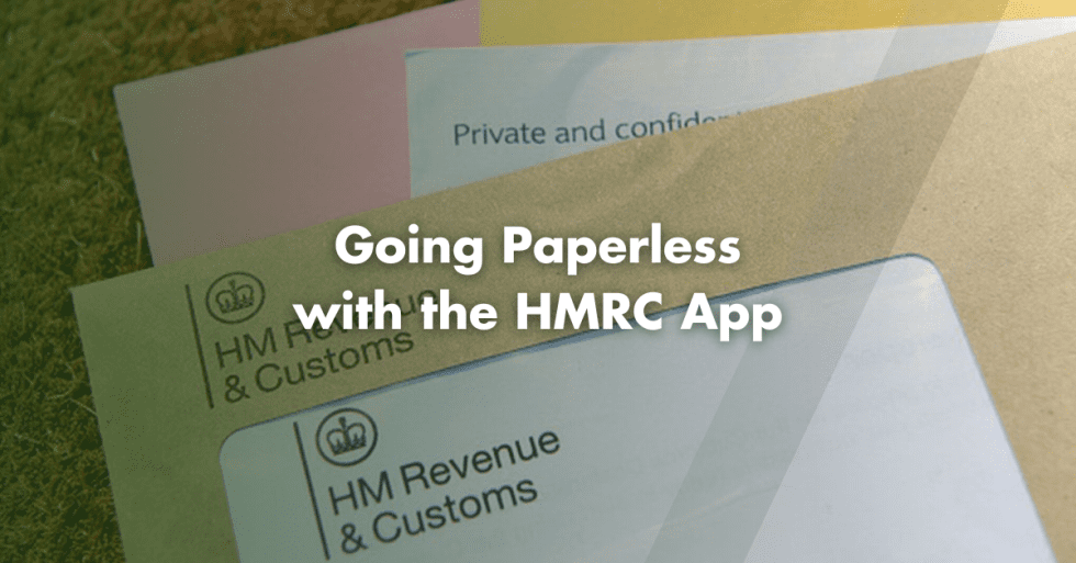 Going Paperless with the HMRC App