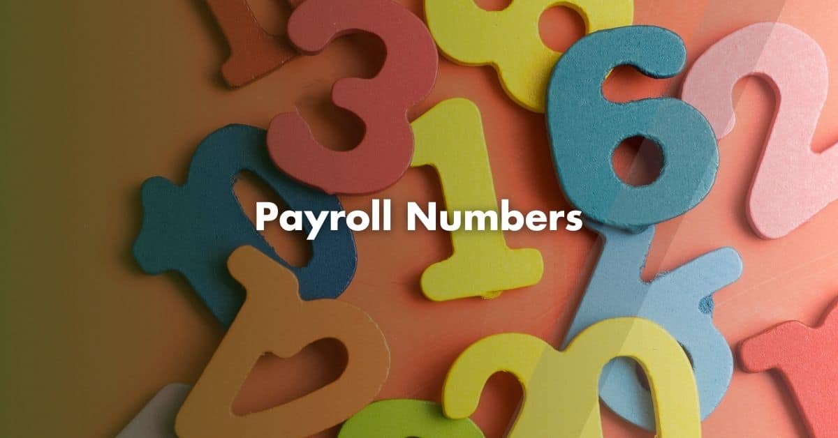 Payroll Numbers