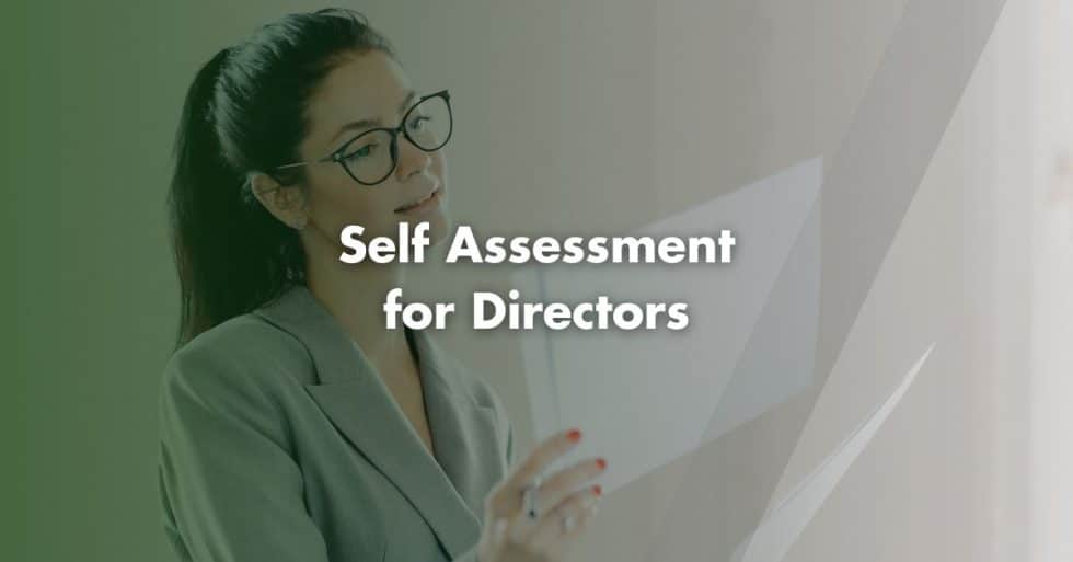 Self Assessment for Directors