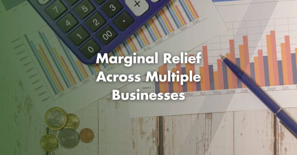 Marginal Relief Across Multiple Businesses