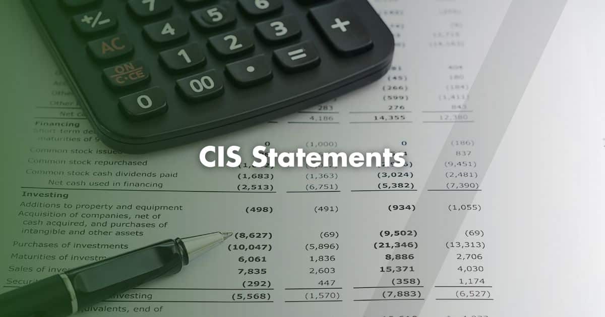 CIS Statements | Construction Industry Scheme