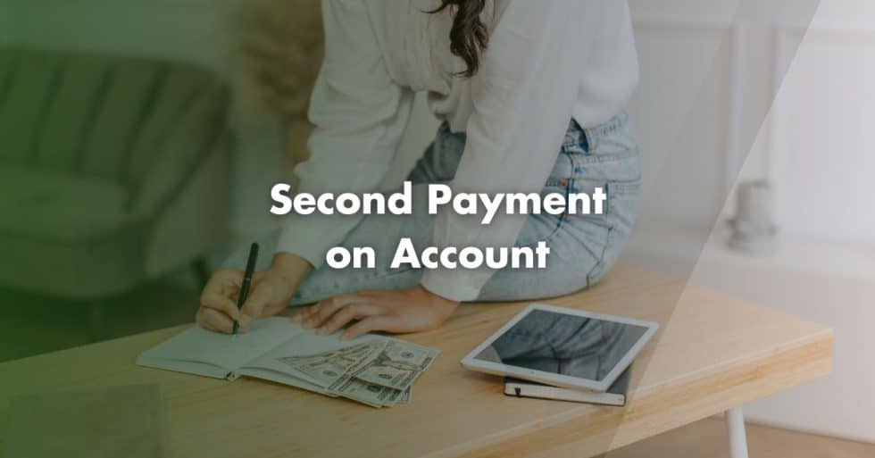 Second Payment on Account